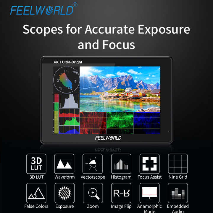 FEELWORLD FW1018SPV1 - 10.1 IPS HD FPV Monitor with Battery