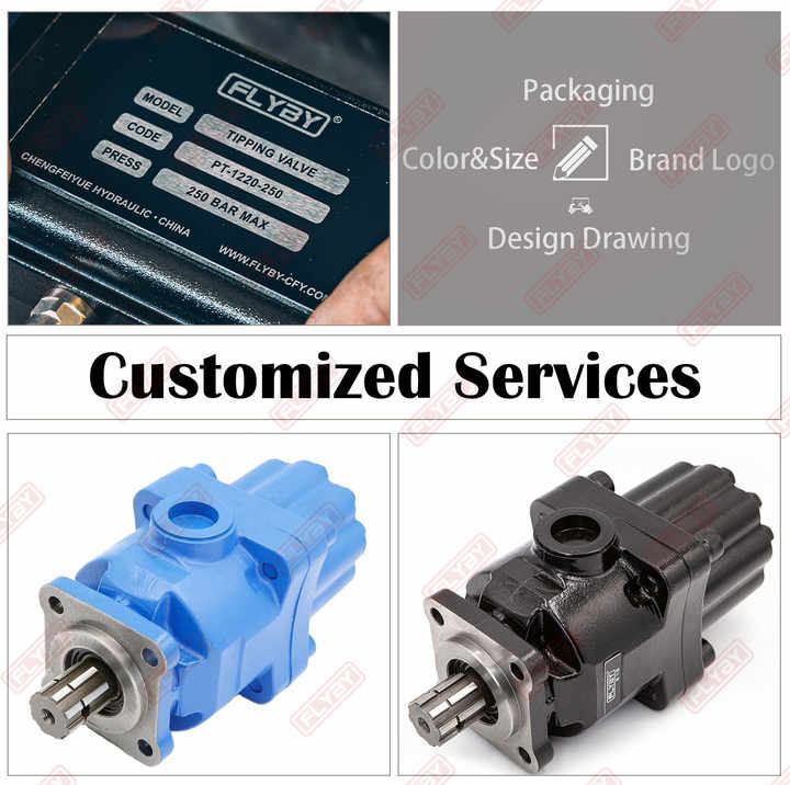 FLYBY Hydraulic Piston Pump P6 High Quality Hydraulic Gear Pump Steer ...