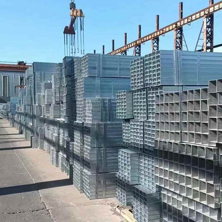 Galvanized Steel Square Hollow Metal Tubing Rectangular Carbon Steel ...
