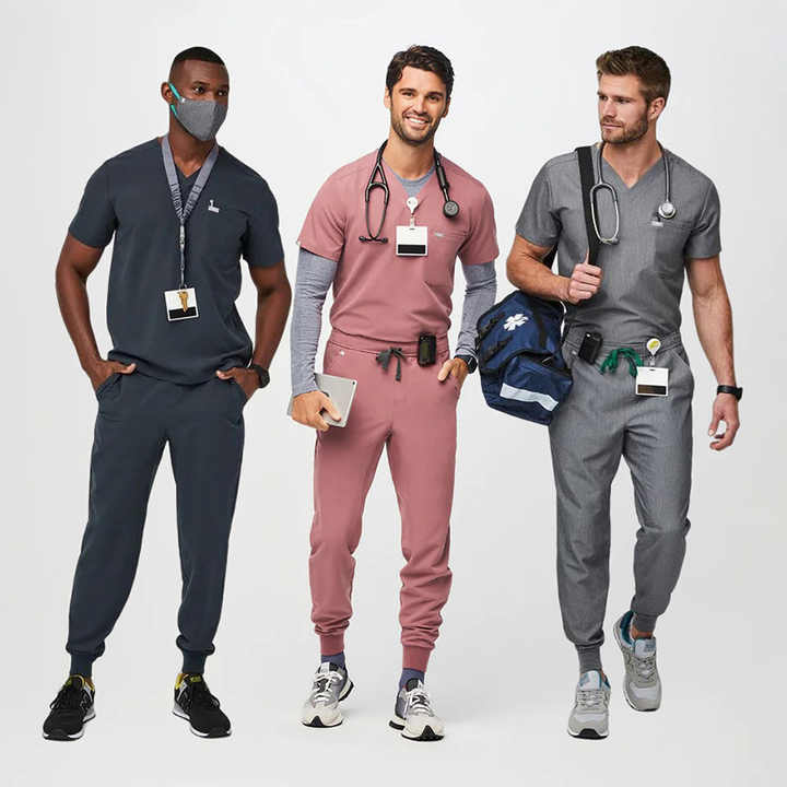 Fashion Custom Scrubs Uniforms Sets Nurse Jogger for Men