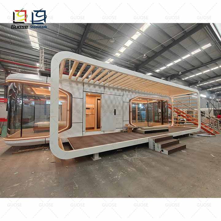 Apple Cabin 20ft 40ft Outdoor Smart Prefab Tiny House