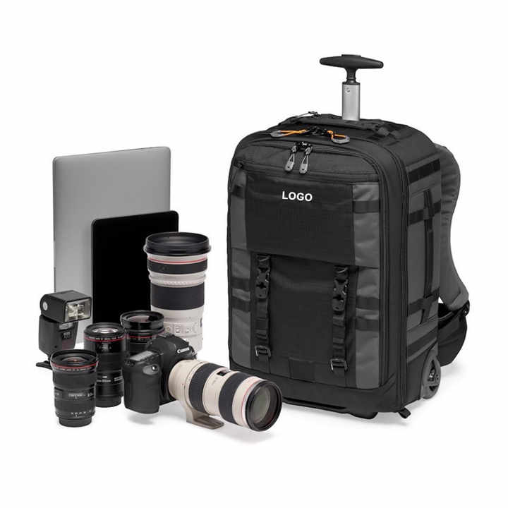 Pro Photographer's Convertible Camera Backpack-roller Bag Roller Camera ...