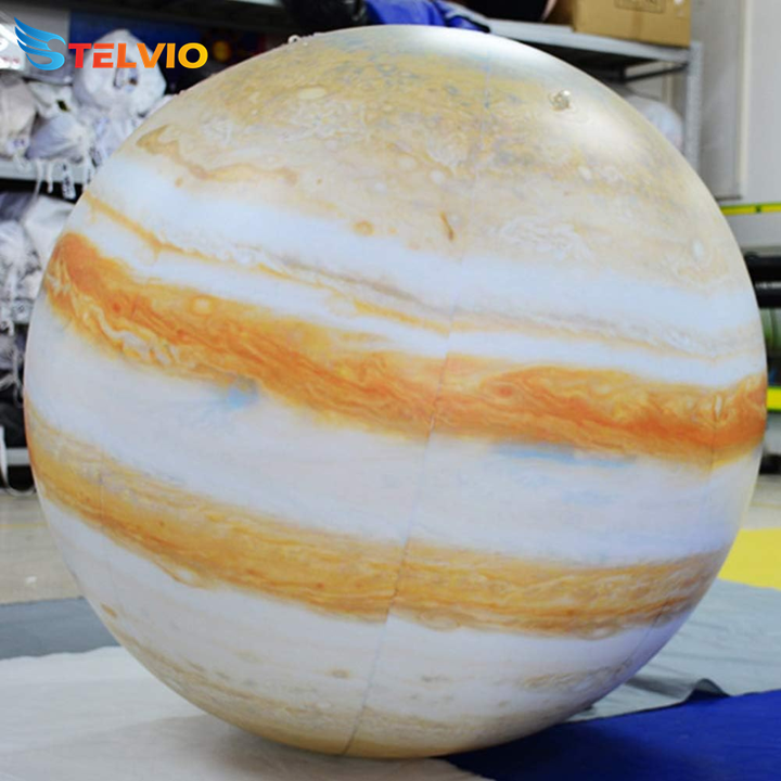 Huge Aired Inflatable Sky Floating Moon Balloon - LED Planet Ball