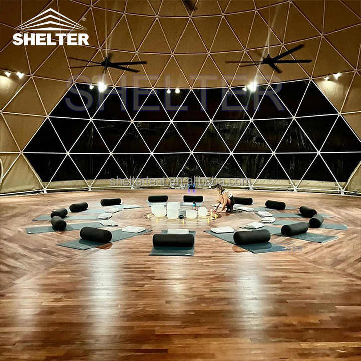 Outdoor 12M 15M PVC Big Dome House for Yoga Studio Party