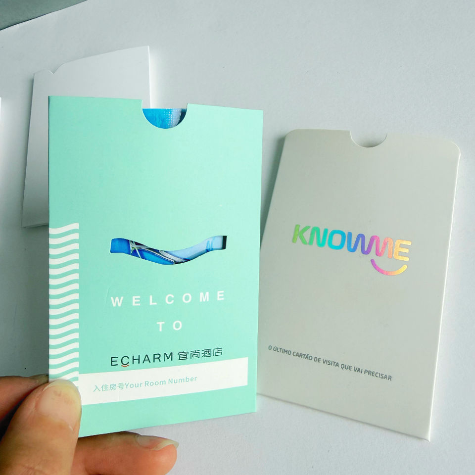 High-quality pearl paper kraft paper envelope card holder, hotel key ...