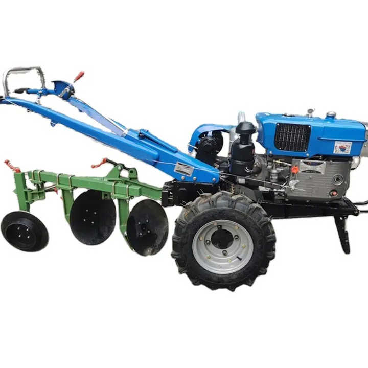 8hp Big Chassis Chinese Power Tiller Hand Push Two Wheel Tractor with ...