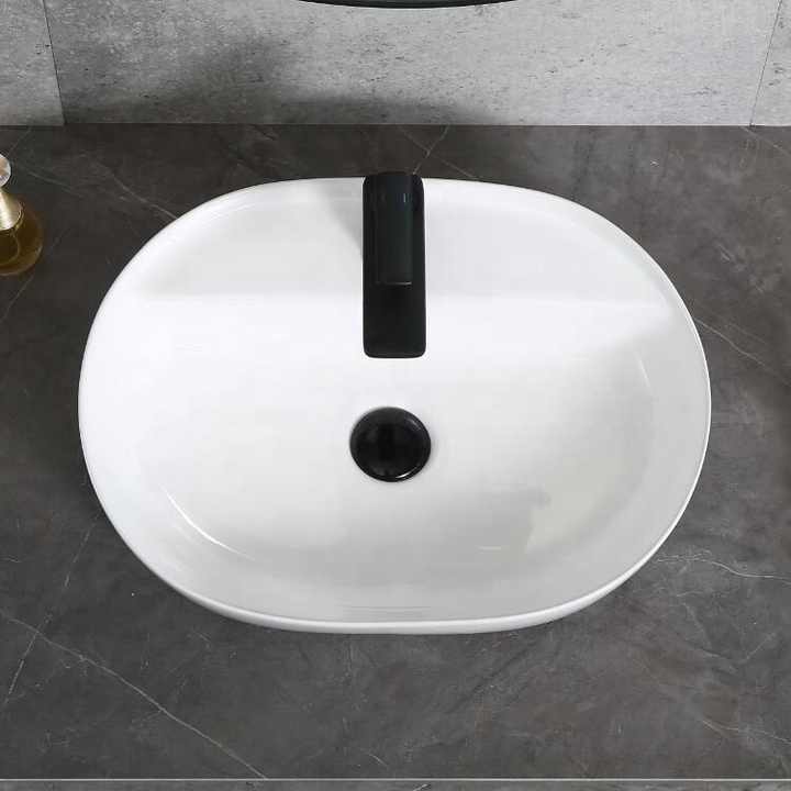 Modern Design Top Mounted Hand Washing Basin Sanitary Ware Ceramic ...