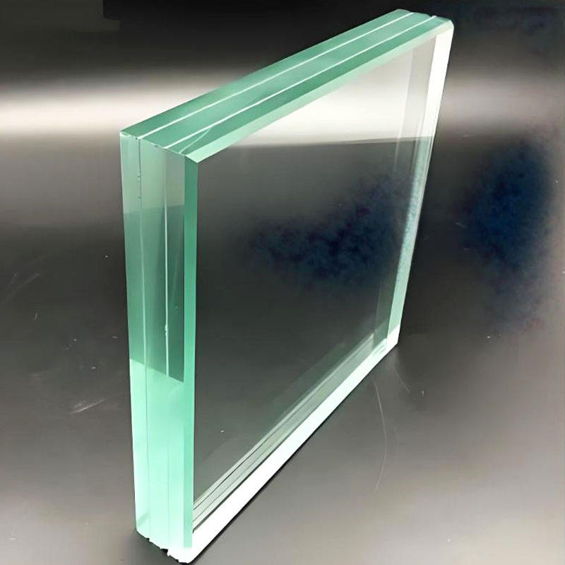 Solid Laminated Tempered Glass for Building Curtain Wall Clear Low Iron ...