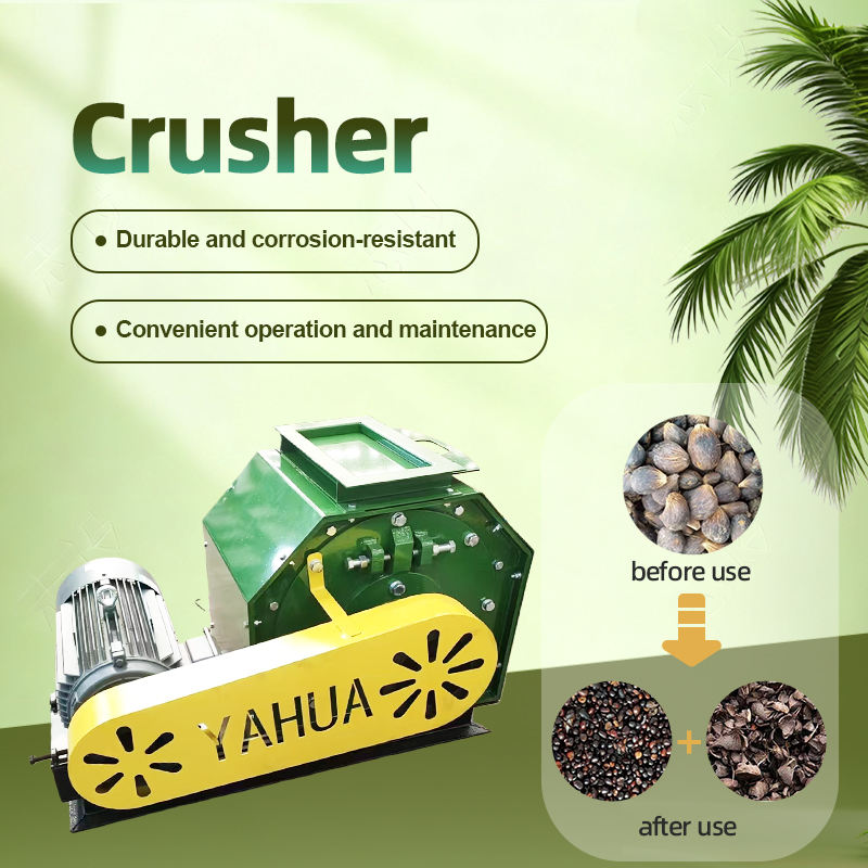 Automatic Palm Nut Crushing Cracking Machine Palm Kernel Cracker and ...