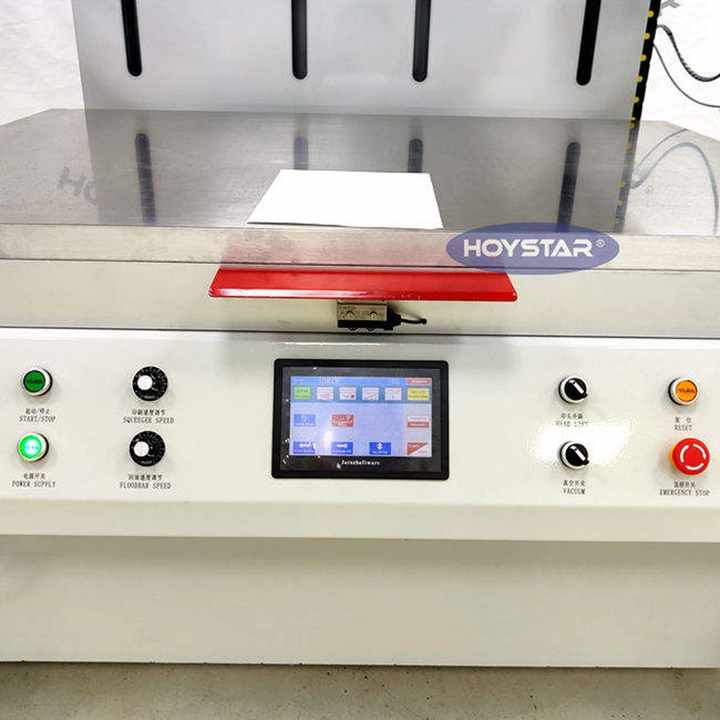 Automatic Flat Screen Printing Machine License Plate Frame Printer Car ...