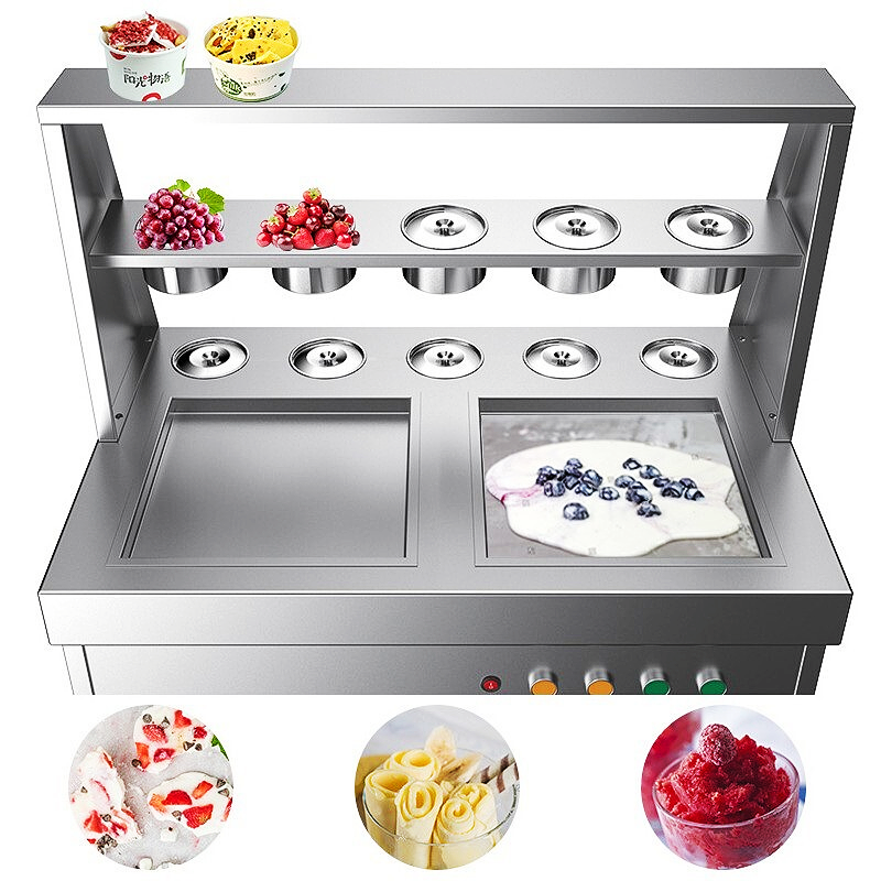 Thailand Vietnam New Small Commercial Ice Cream Machine Ice Cream Maker ...