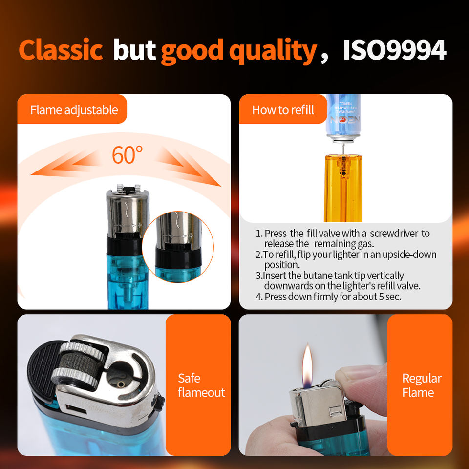 CLASSIC Flint Lighter Wholesale Stable Quality Variety of Colors ...
