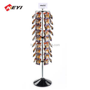 Buy Freestanding metal wire beef jerky display stand and rack with ...