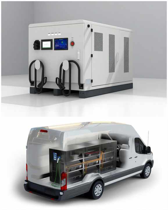 Multi Charging Standard Connectors EV Charger with High Capacity Energy ...