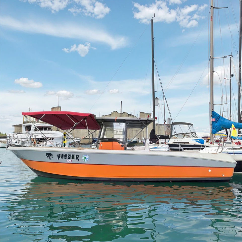 YAMANE YACHT Center Console Fishing Boat 32ft Fiberglass Hull Boat with ...