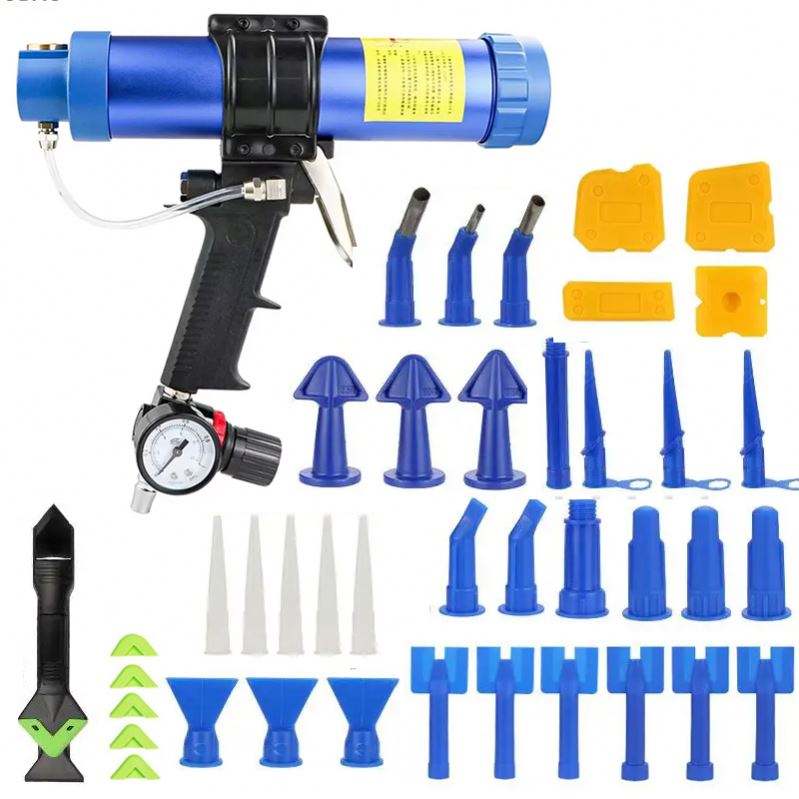 310ml Sealant Glass Glue Spray Gun Adjustable Air Rubber Pistol ...