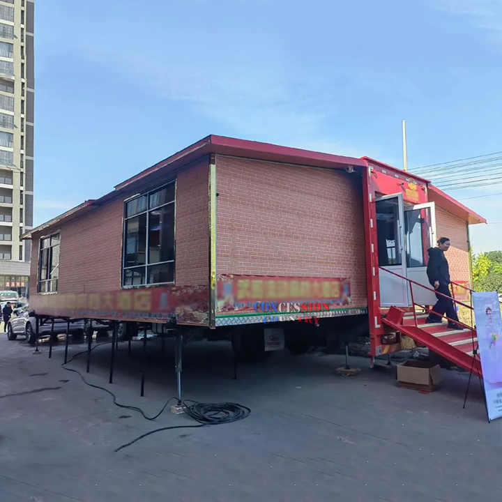 Mobile Food Caravan Trailer - Expandable Wedding & Party Catering ...