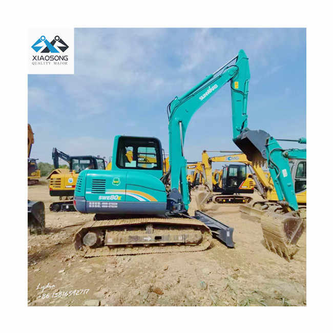 Sunward Excavator SWE80E Small Digger Secondhand 8t Construction ...