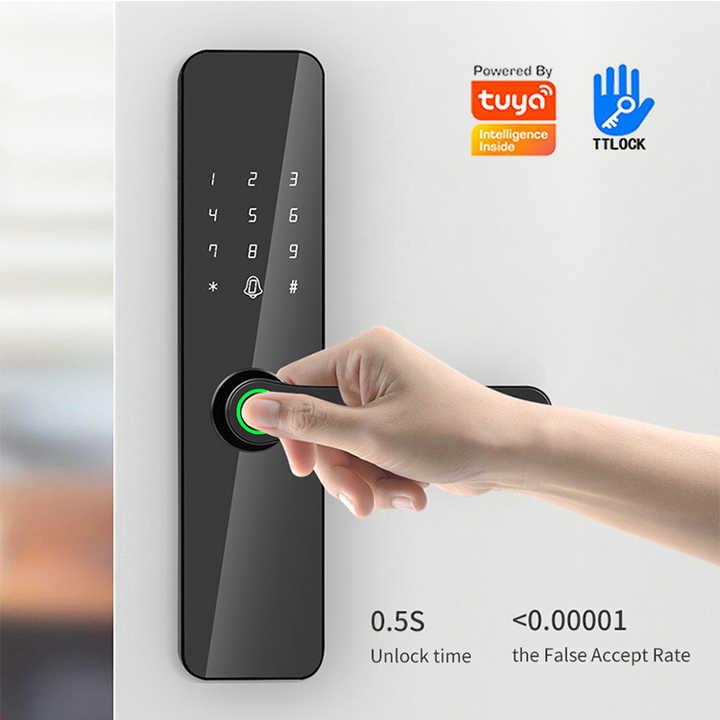 Bilixo Apartment Home Room Digital Password Keyless Entry TTlock Tuya Wifi APP Control ...