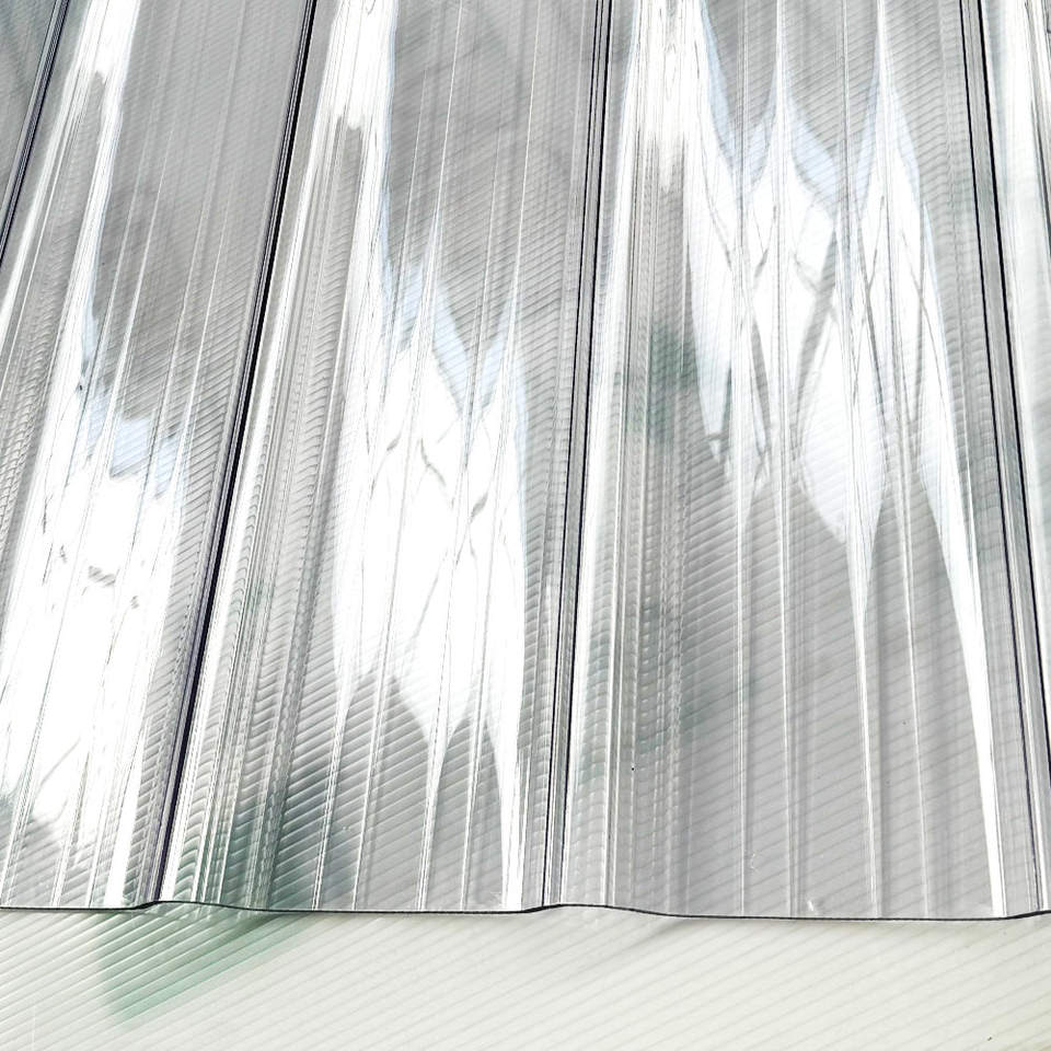 Professional Polycarbonate Corrugated Roof Anti UV Soundproof Windproof ...