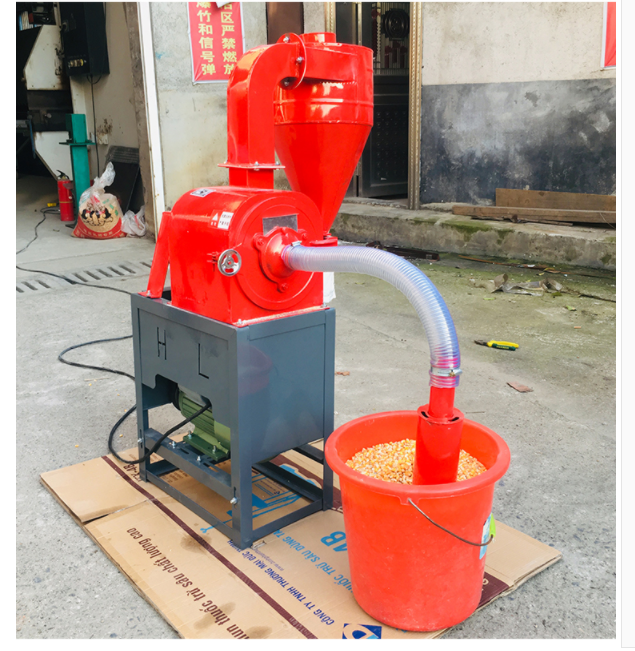Small Electric Grain Mill Barley Grinder Malt Crusher Milling Machine ...