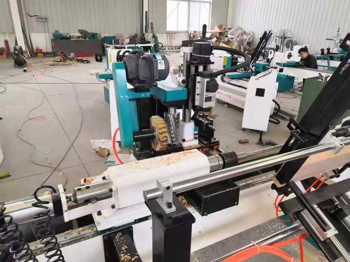 T0926 Cnc Single Spindle With Engraving Woodworking Furniture Lathe ...