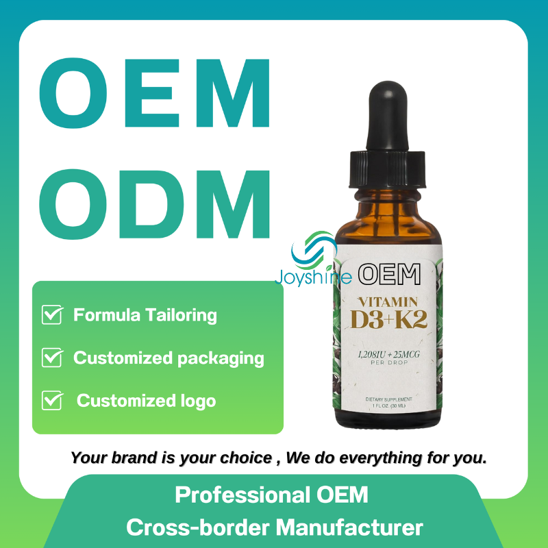 OEM Private Label Vitamin D3+K2 Liquid Drops | 1208IU+25MCG Per Drop ...
