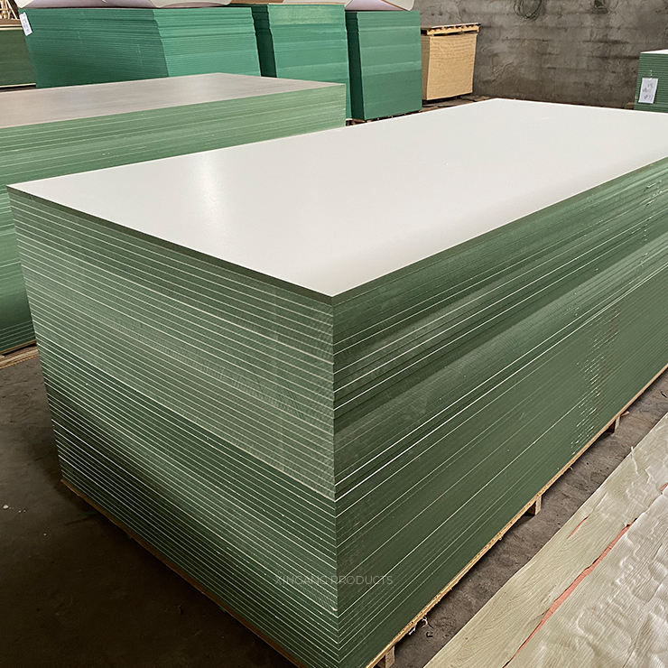Moisture Resistant MDF - Durable White Melamine Faced Board
