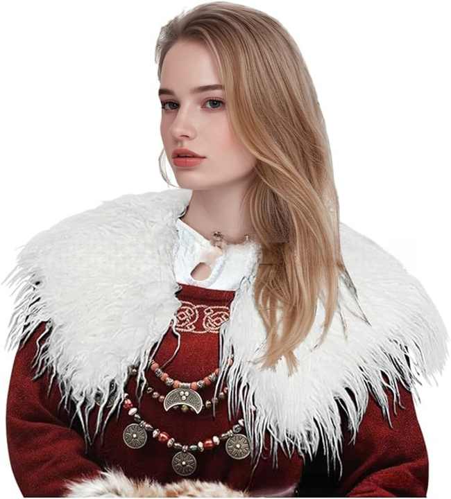 Medieval Warrior Viking Shawl - Perfect Halloween Costume