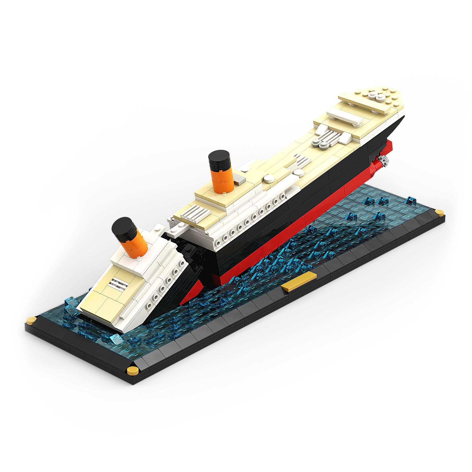 Lego Titanic Sinking Movie