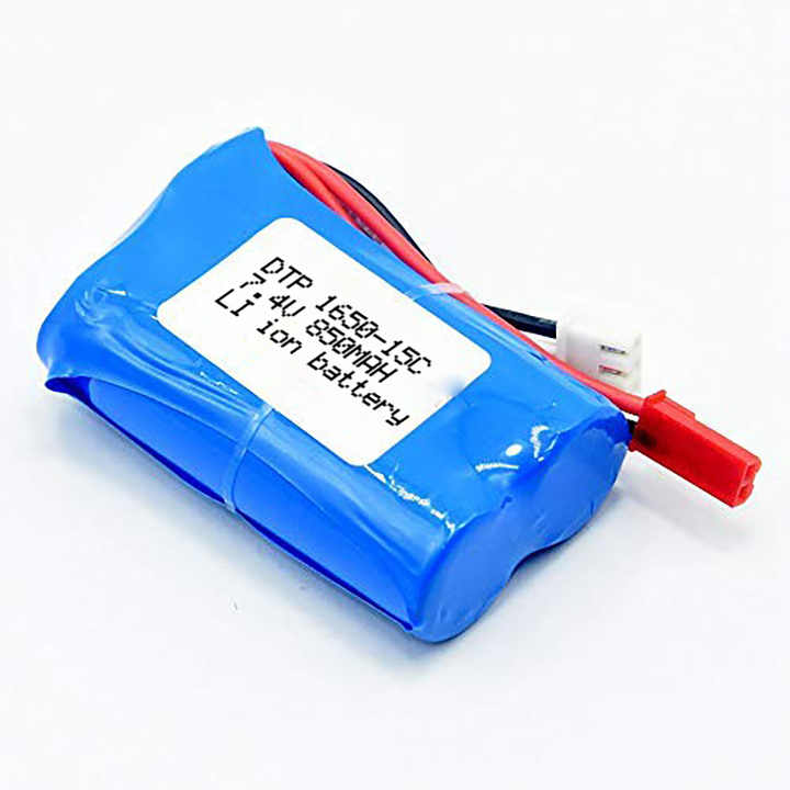 Custom Lithium Ion Batteries 16500 2s1p 7.4v 850mah 15C