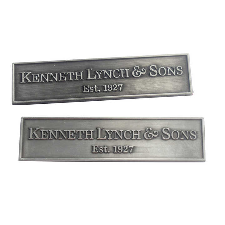 Customized Metal Logo Name Plates - High Quality & Durable