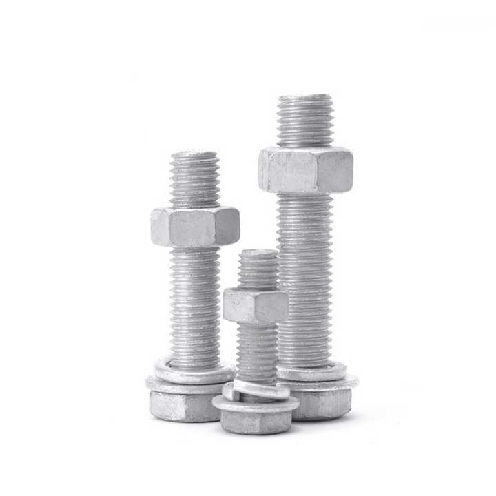 8mm M42 10.9 Grade Mild Steel Concrete Hexagonal Screw Hex Bolt