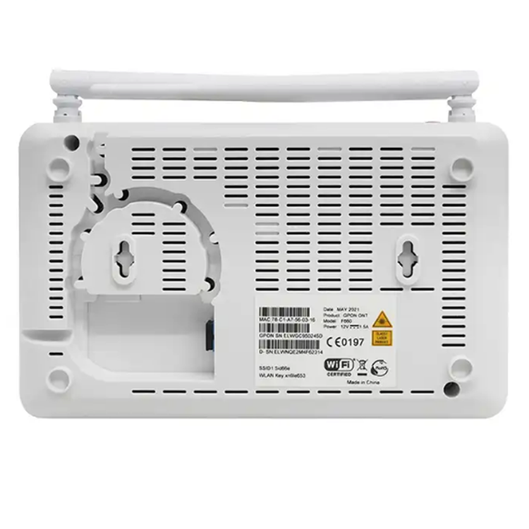 EPON F660 V6 ONT with 1GE+3FE+USB+WIFI Optical Network ONU Bridge ...