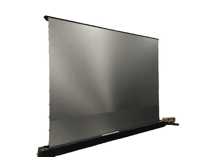 Motorized Floor Rising 100 Inch Projector Screen - ALR Fabric