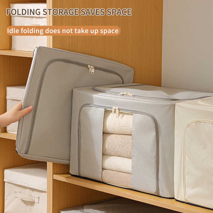 High-capacity Wardrobe Organize Visual Window Clothing Storage Box ...