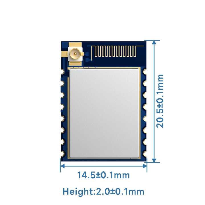 Lora1280-C1-TIP/Lora1281-C1-TIP SX1280/SX1281 TCXO Módulo de cristal de ...