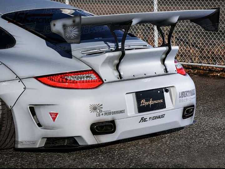 LB STYLE CARBON FIBER REAR SPOILER for Porsche 997 Turbo