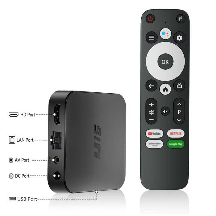 Manufacturer 4K Smart Mini TV Box ATV Media Player Android 10 Allwinner ...