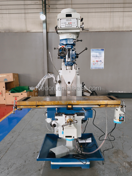 SDVEDON X6330 Universal Milling Machine R8 Spindle Taper Maximum Table ...