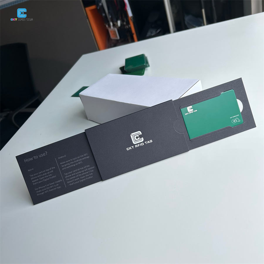 Customized logo Recyclable Slide Packaging for Nfc Card Business Card ...