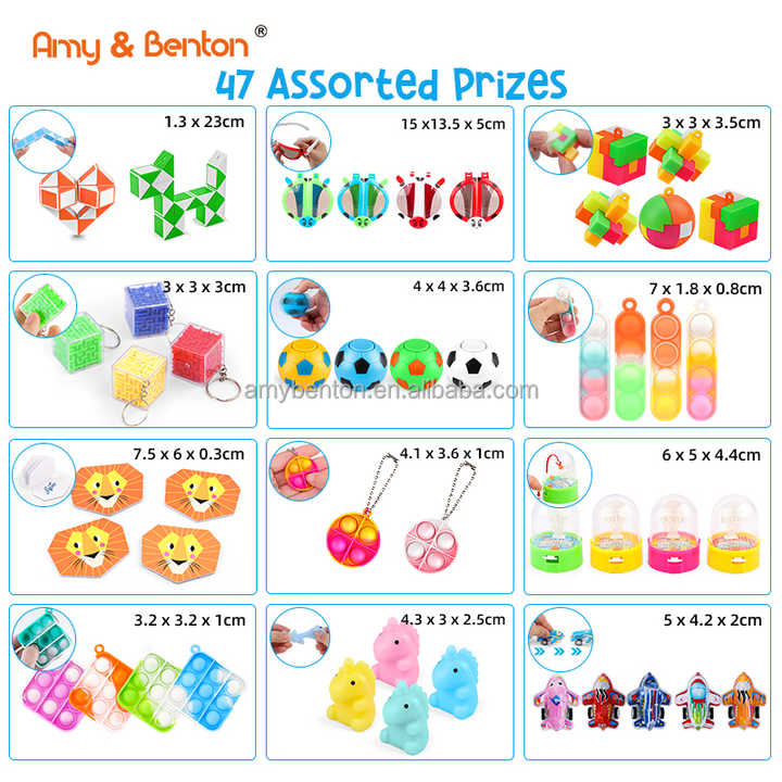 950 PCS Party Favors for Kids Fidgety Toy Pack Small Toys Assortment ...