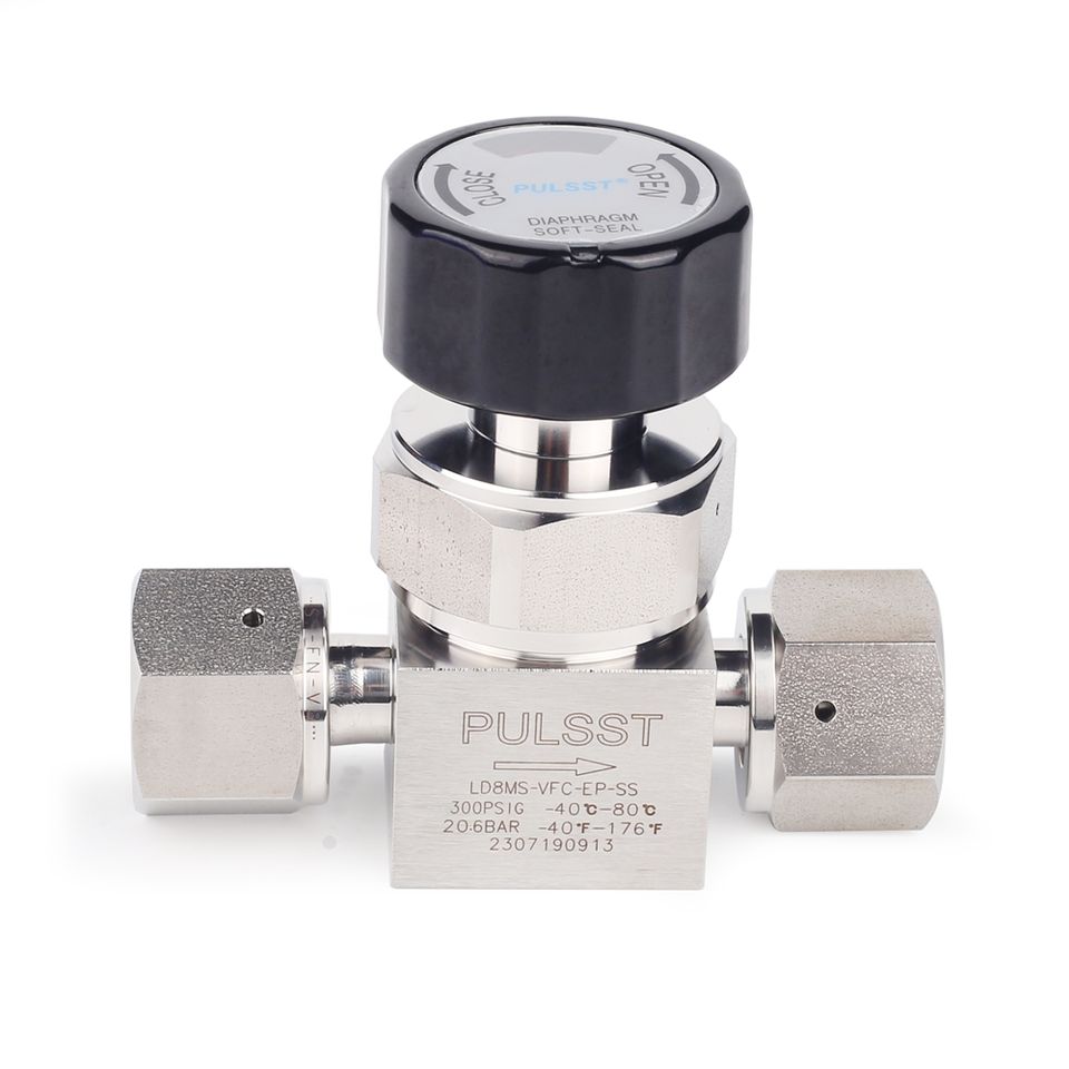 Ultra High Purity Gas Pressure Regulator Stainless Steel Dual Stage ...