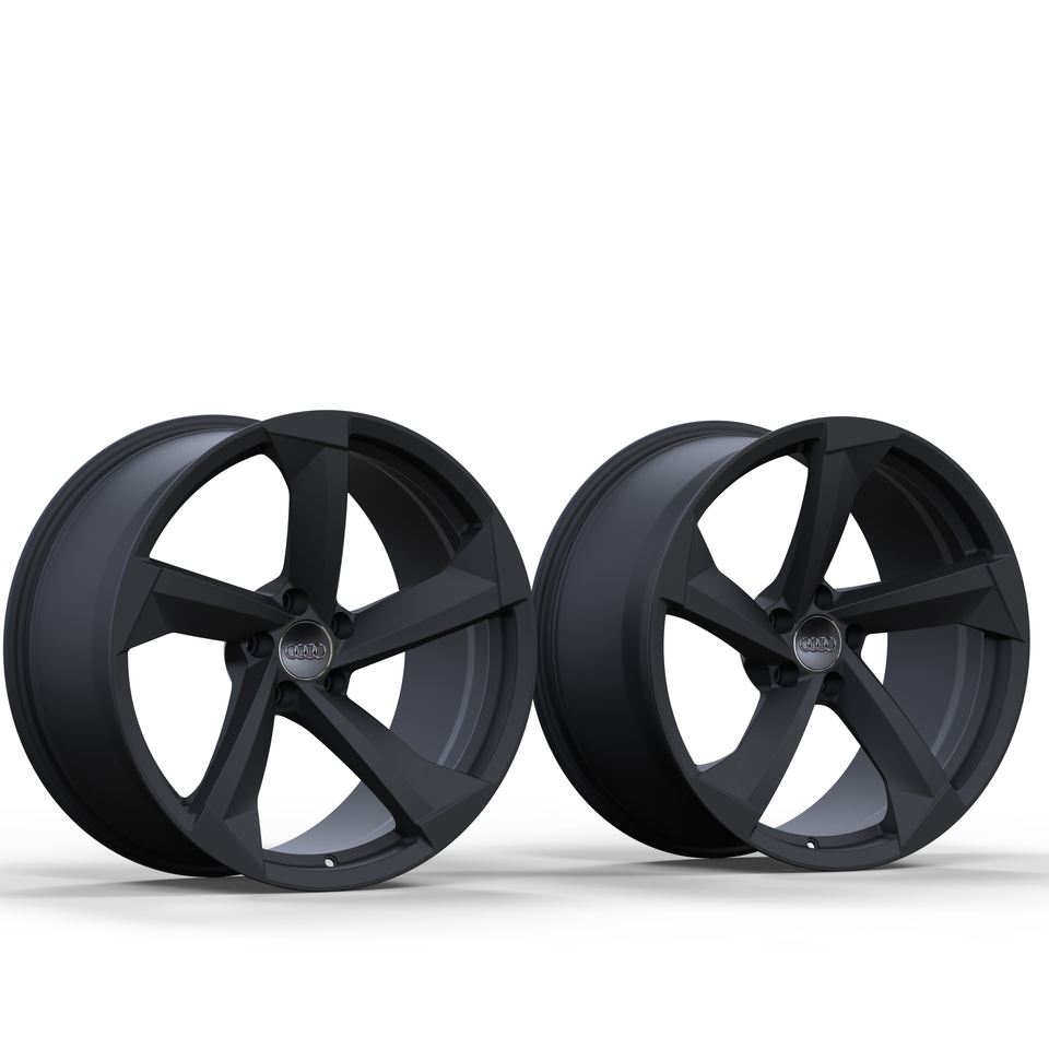 RCSR Blade-Style Wheels Rims 17-26 Inch 2-pieces Matte Bronze Diamond ...