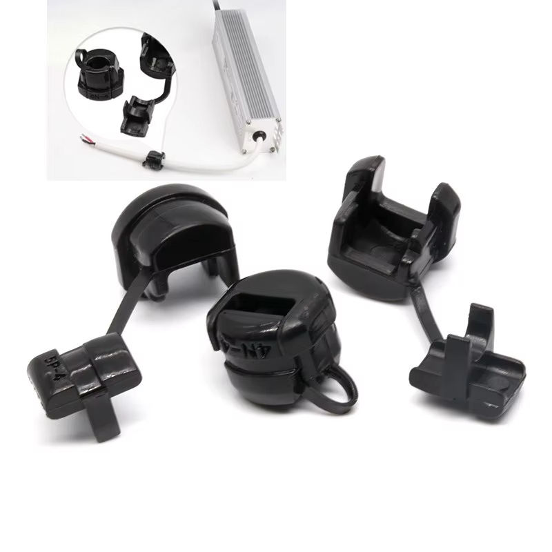 HOOYU Plastic Strain Relief Bushing Cable Holder 6N-4 Power Cord Buckle ...
