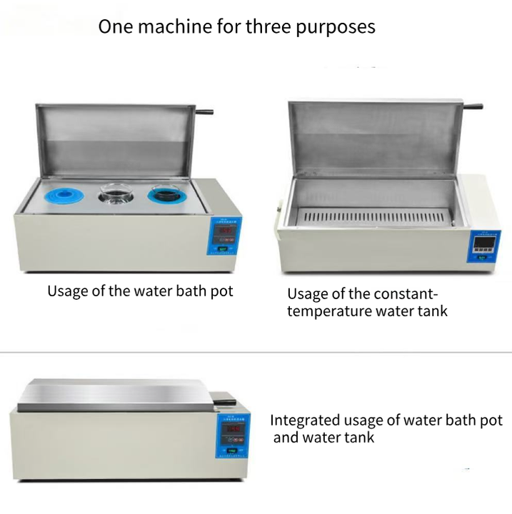 3-Hole Laboratory Thermostat Water Bath for Distillation Drying ...