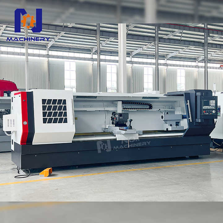 CK6180 CNC Lathe Machine Horizontal Heavy Load Bearing 10 Foot CNC Lathe for Metal GSK Siemens ...