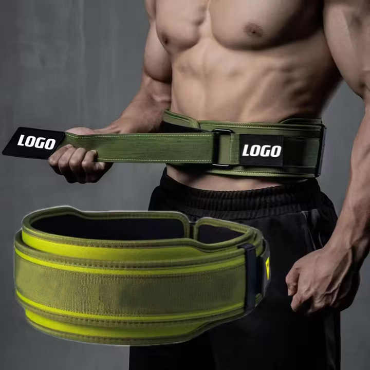 Custom Logo Fitness EVA Squat Powerlifting Gym Belt Back Support Self ...