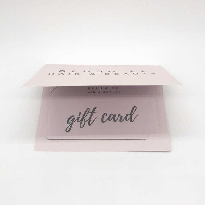 Customized PVC Gift Cards with Paper Card Holders