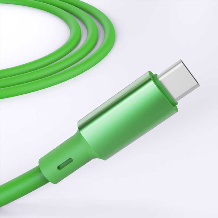 3A Type C Fast Charging Cable Silicone Usb Cable Data Usb to Type c ...